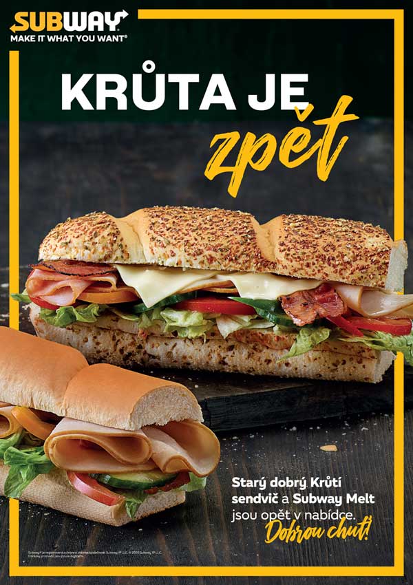 SUBWAY PRAGUE homepage sendviče Subway, saláty & wrapy | SUBWAY®